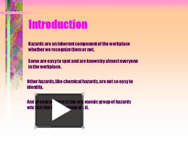 HAZARD RECOGNITION presentation | free to download