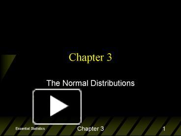 PPT – The Normal Distributions PowerPoint presentation | free to ...