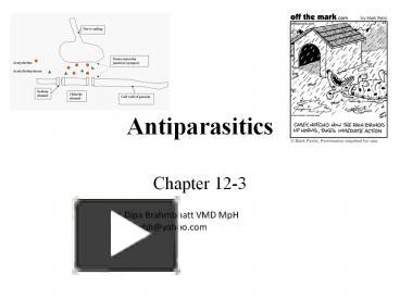 Antiparasitics presentation | free to download