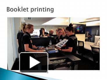 booklet printing presentation | free to download