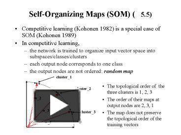 PPT – Self-Organizing Maps (SOM) ( PowerPoint presentation | free to ...