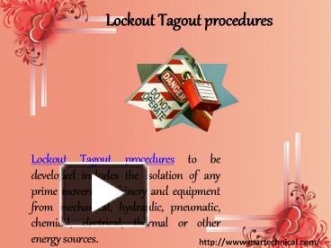 PPT – Lockout Tagout Services PowerPoint presentation | free to ...