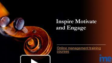 PPT – Inspire Motivate and Engage PowerPoint presentation | free to ...