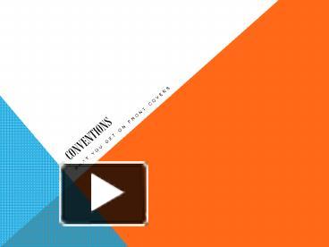 PPT – Conventions PowerPoint presentation | free to download - id ...