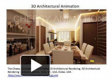 PPT – 3D Architectural Rendering PowerPoint presentation | free to view ...