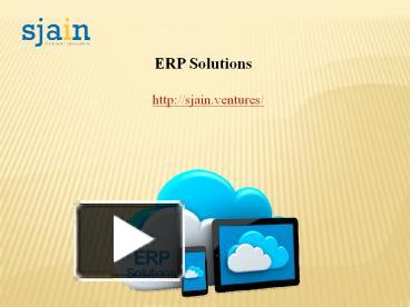 ERP solution presentation | free to download