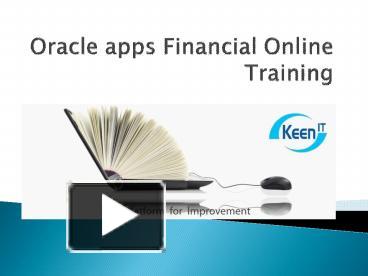 PPT – Oracleapps Financial Online Training PowerPoint presentation ...