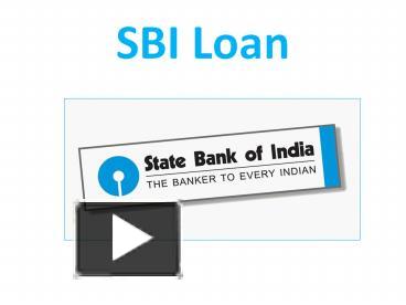 SBI Loan presentation | free to download
