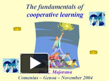 The fundamentals of cooperative learning presentation | free to view