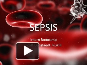 SEPSIS presentation | free to download