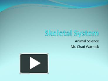 Animal Science presentation | free to download