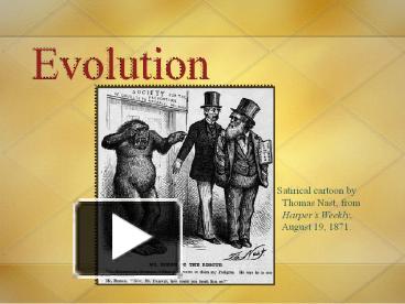 PPT – Evolution PowerPoint presentation | free to download - id: 723dd9 ...