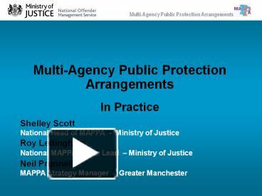 PPT – Multi-Agency Public Protection Arrangements PowerPoint ...
