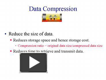 Data Compression presentation | free to download