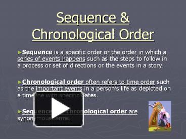 PPT – Sequence PowerPoint presentation | free to download - id: 72620e ...