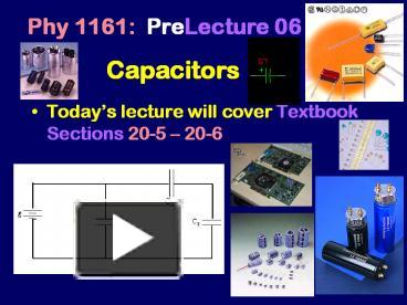 PPT – Capacitors PowerPoint presentation | free to download - id ...
