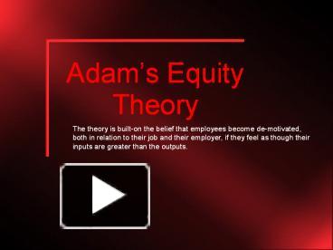 Adam presentation | free to view