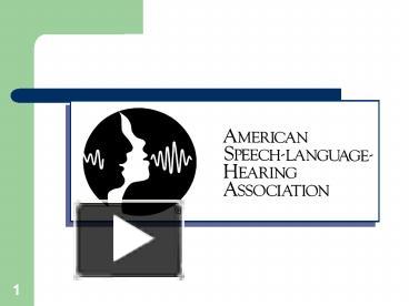 ASHA presentation | free to view