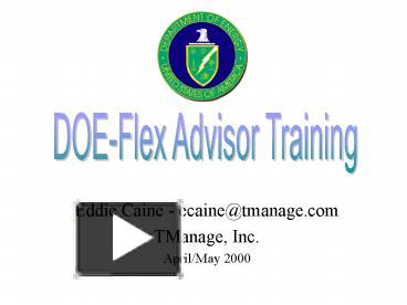 PPT – Eddie Caine ecainetmanage'com PowerPoint presentation | free to ...