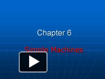 PPT – Simple Machines PowerPoint presentation | free to download - id ...