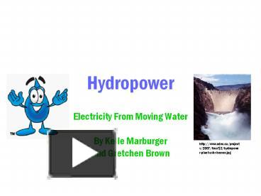 Hydropower presentation | free to download