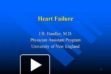 Heart Failure presentation | free to download
