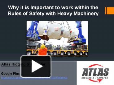 Understand the safety precautions used with heavy-lifting equipment ...