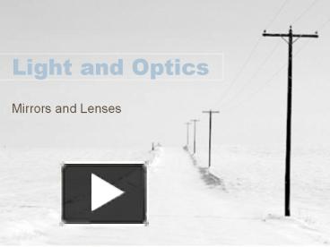 Light and Optics presentation | free to download