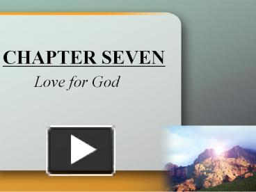 PPT – CHAPTER SEVEN PowerPoint presentation | free to download - id ...