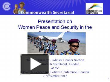 PPT – Introducing the Commonwealth - PowerPoint Presentation PowerPoint ...