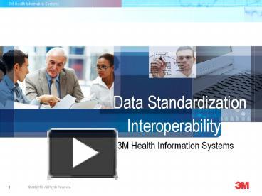 Data Standardization Interoperability presentation | free to download