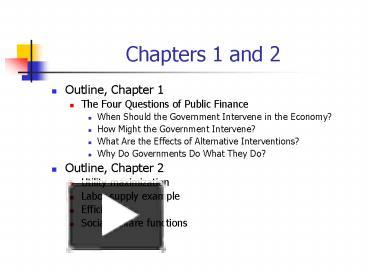 PPT – Chapters 1 and 2 PowerPoint presentation | free to view - id ...