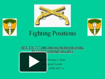PPT – Fighting Positions PowerPoint presentation | free to view - id ...