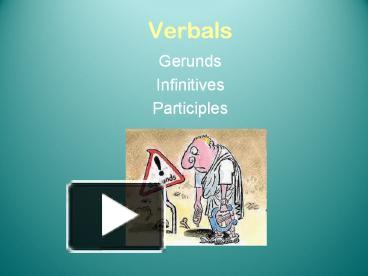 Verbals presentation | free to view