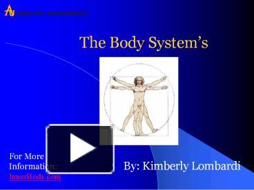 PPT – The Body System PowerPoint presentation | free to download - id ...