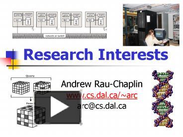Research Interests presentation | free to download