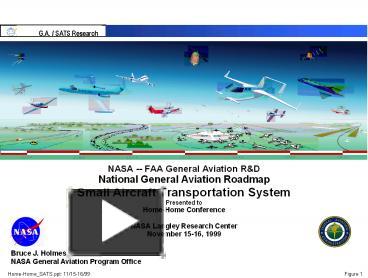 PPT – NASA -- FAA General Aviation R PowerPoint presentation | free to ...