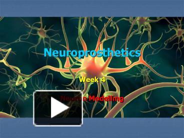 PPT – Neuroprosthetics PowerPoint presentation | free to download - id ...