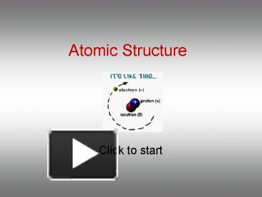 PPT – Atomic Structure PowerPoint presentation | free to view - id ...