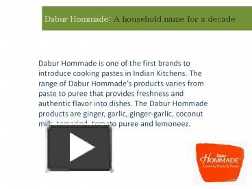 Dabur Hommade Coconut Milk - Indian Yummy recipes presentation | free ...