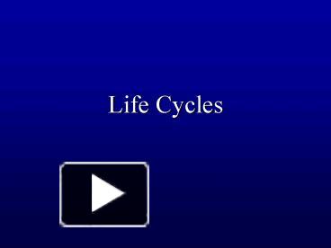 PPT – Life Cycles PowerPoint presentation | free to view - id: 738ab-ZDc1Z