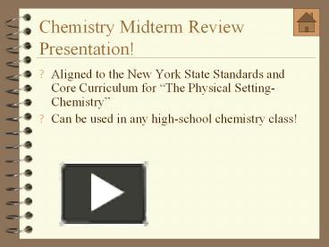 PPT – Chemistry Midterm Review Presentation! PowerPoint presentation ...