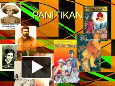 PANITIKAN presentation | free to download