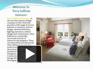 Interior Design Services New York, Living Room Designs NYC | Terry ...