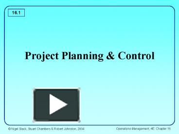 PPT – Project Planning PowerPoint presentation | free to download - id ...