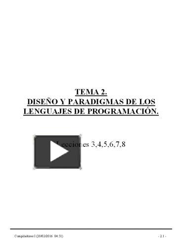 PPT – TEMA 2. DISE PowerPoint presentation | free to view - id: 7447ba ...