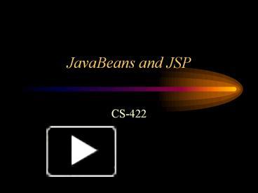 JavaBeans and JSP presentation | free to download