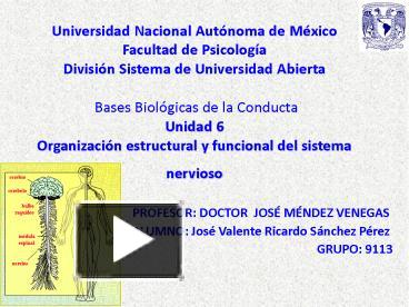 PPT – Universidad Nacional Aut PowerPoint presentation | free to ...