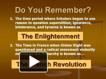 PPT – Do You Remember? PowerPoint presentation | free to view - id ...