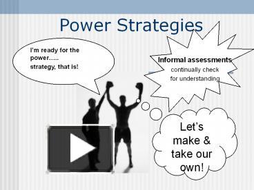 PPT – Power Strategies PowerPoint presentation | free to view - id ...